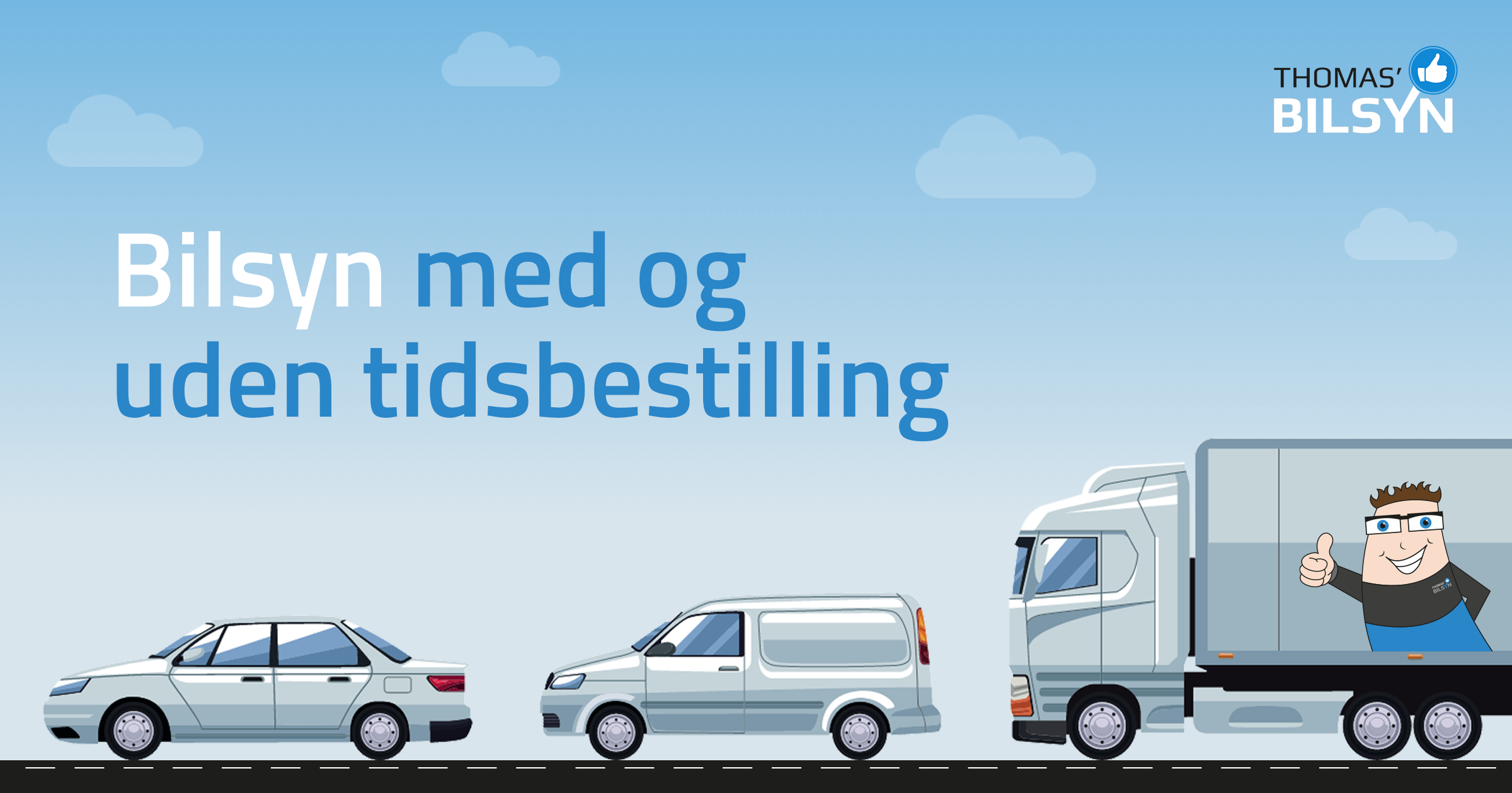 Bilsyn i Vejle og Horsens | Drive-in synshal uden tidsbestilling - Thomas Bilsyn